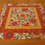Quilted Table Topper Sunflowers on Luulla