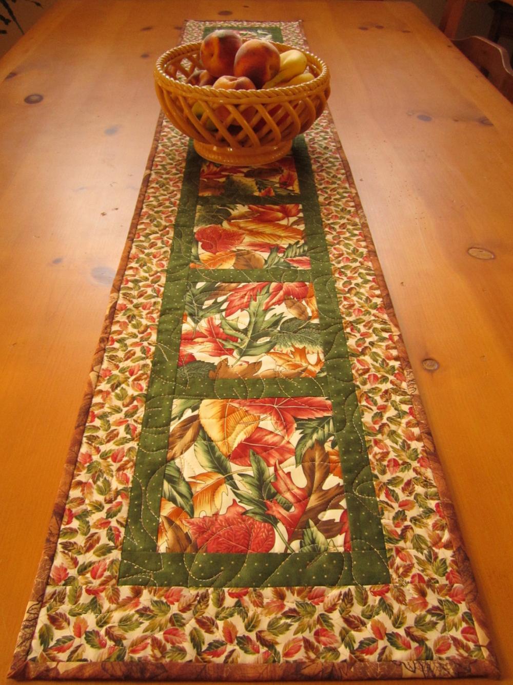 Fall Foliage Table Runner on Luulla