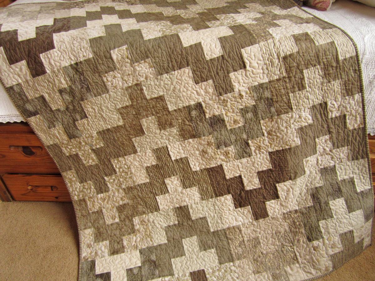 Patchwork Quilt Neutral Zigzag on Luulla