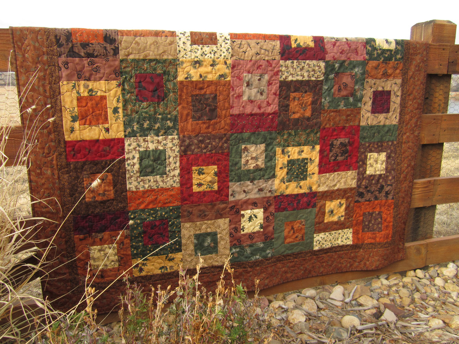 Mountain Patchwork Quilt on Luulla
