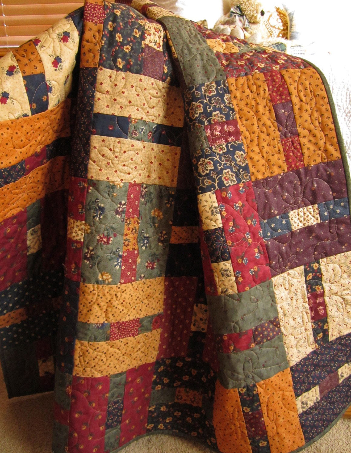 Handmade Patchwork Quilt On The Prairie on Luulla
